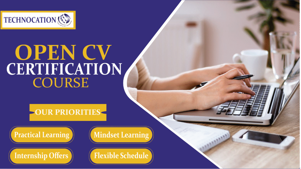 Open CV | Certification Course Nearby Rawalpindi,Islamabad