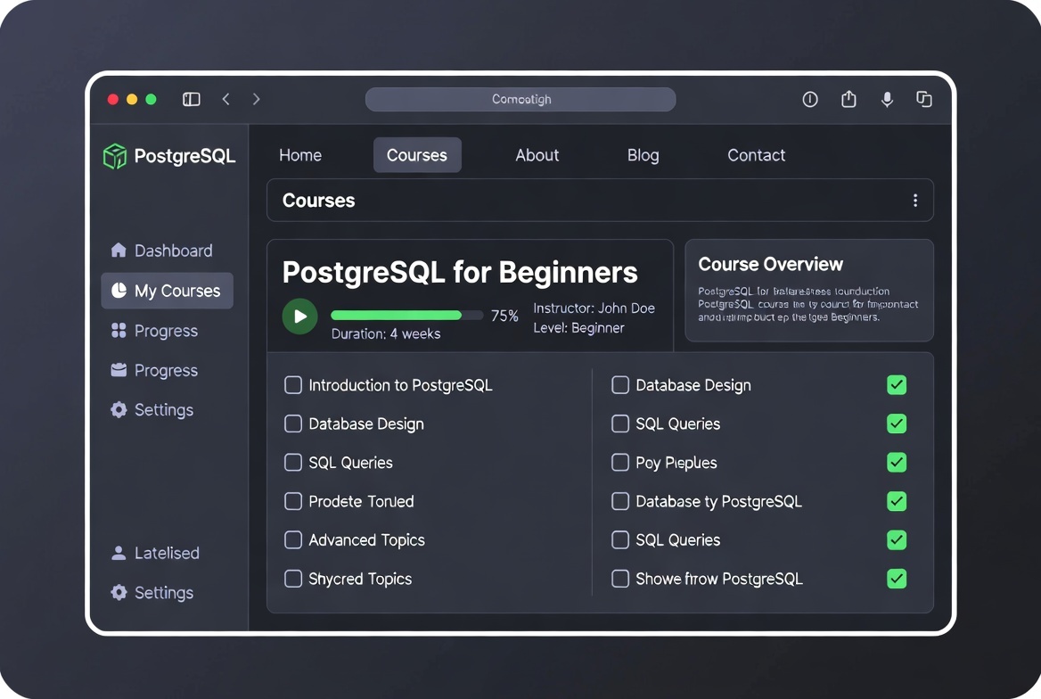 POSTGRE SQL | Certification Course Nearby Rawalpindi